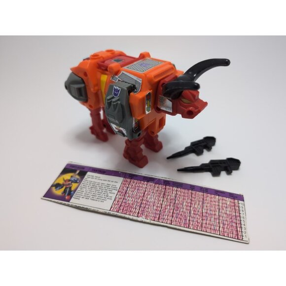 Hasbro | Toys | Transformers G Predacon Tantrum With Tech Spec Vintage ...